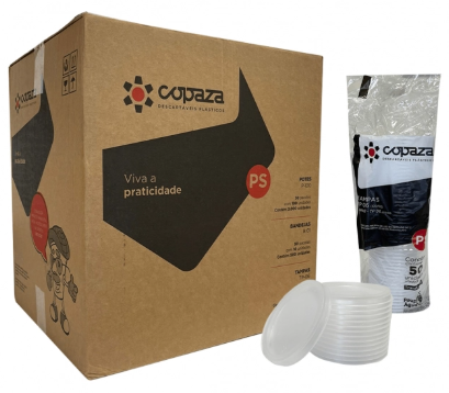 TAMPA POTE 75ml TRANSP. (TP-06 COPAZA )CX C/2.000un - ATRIUM EMBALAGENS