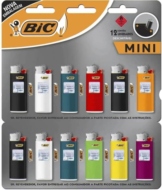 ISQUEIRO BIC MINI - ATRIUM EMBALAGENS
