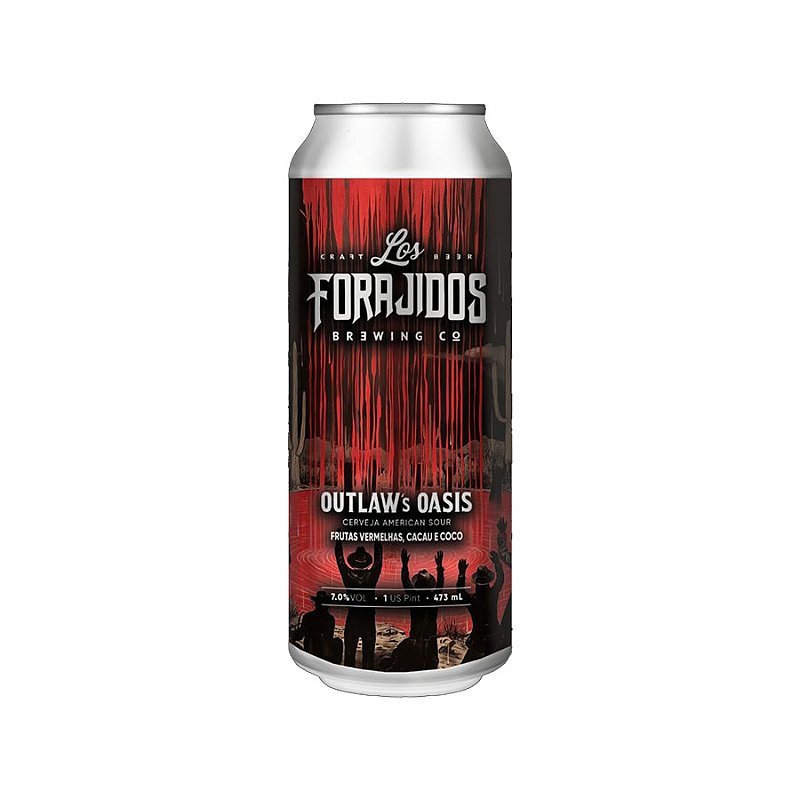 Los Forajidos Outlaw's Oasis Sour Ale 473ml - DeliBEERy Cervejas Especiais
