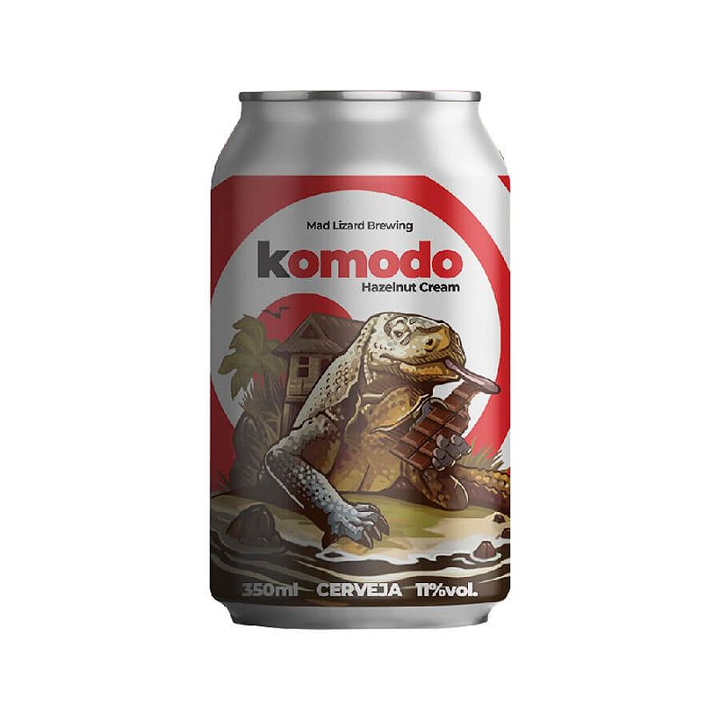 Cerveja Mad Lizard Komodo Hazelnut Imperial Stout 350ml | DeliBEERy ...