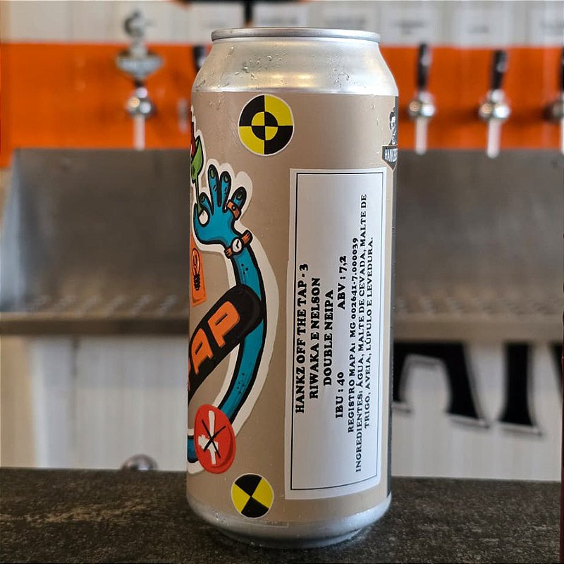Cerveja Hankzbier Hankz Off The Tap 3 Riwaka E Nelson NEIPA 473ml ...
