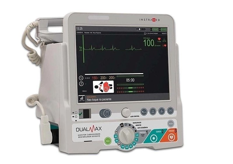 Cardioversor Monitor Desfibrilador Dualmax Bifásico - Instramed - ShopHosp Produtos Hospitalares