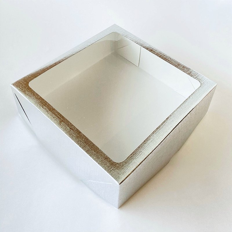 Caixa com Visor S21 Prata (15x15x4cm) 10 unidades - ASSK - Kafe Embala ... Caixa com Visor S21 Prata (15x15x4cm) 10 unidades - ASSK - Kafe Embala ...