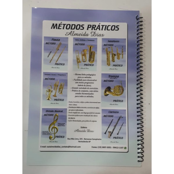Metodo Tubas,Eufonios e Tromb. Almeida Dias - Toda Música Instrumentos Musicais