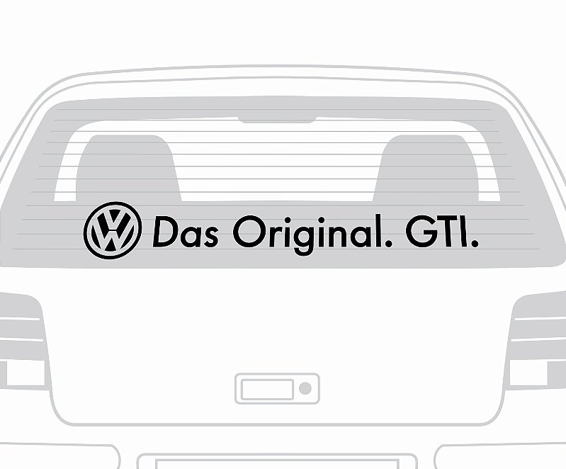 Adesivo Volkswagen Das Original Gti - All Stickers