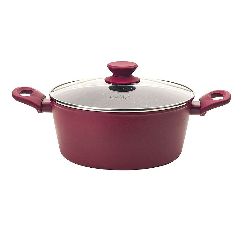 CAÇAROLA PANELA REV. CERAMICO INDUÇÃO 24CM RUBI - ÚTIL CUMBICA