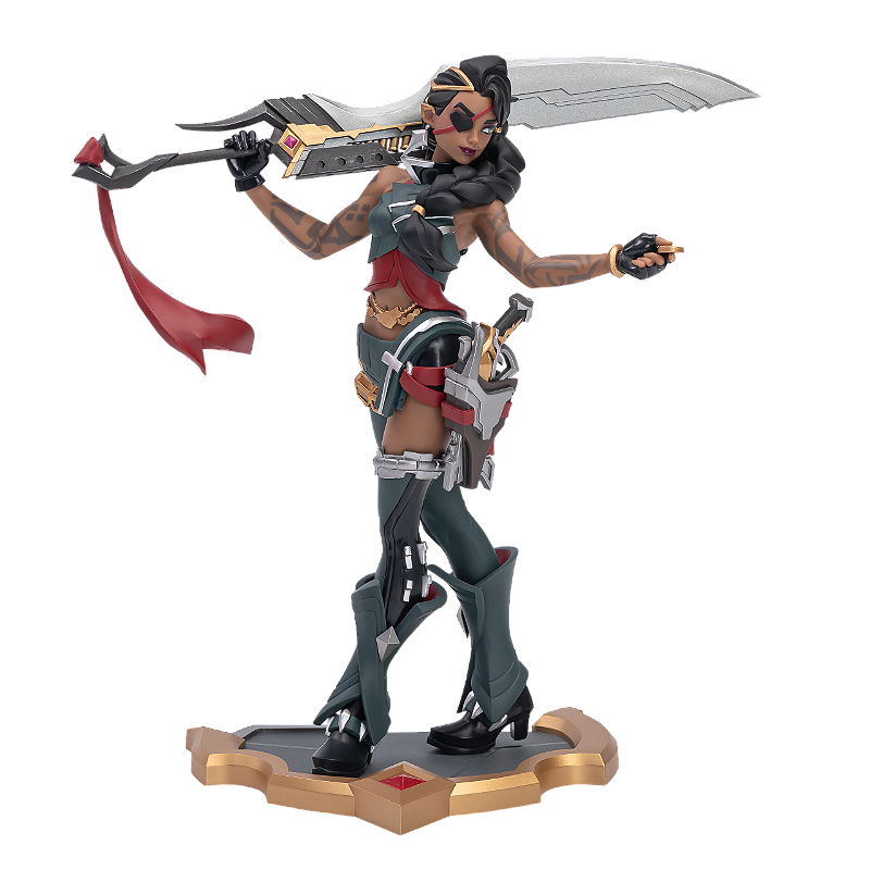 Samira - Estátua Unlocked League Of Legends #012 LOL AS Colecionáveis ...