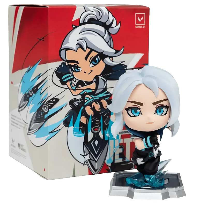 Jett - Figura Valorant - Alpha Collection ( spray ) AS Colecionáveis ...