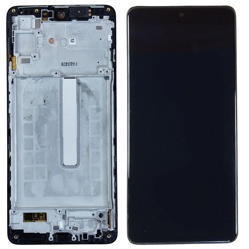 Tela Frontal Touch Display Samsung M53 5G - M536 - Com aro… - W&J peças ...