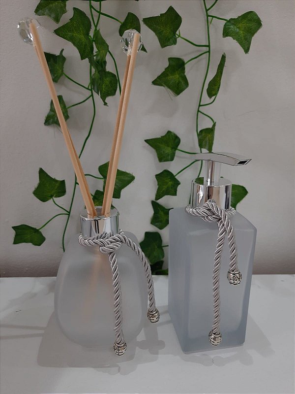 Kit 2 Pçs Lavabo em Vidro transparente - EdCasa Decor