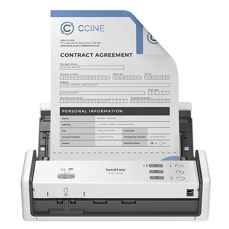 MAC INFORMÁTICA - Scanner Brother ADS1350 Bivolt - MAC INFORMÁTICA ...