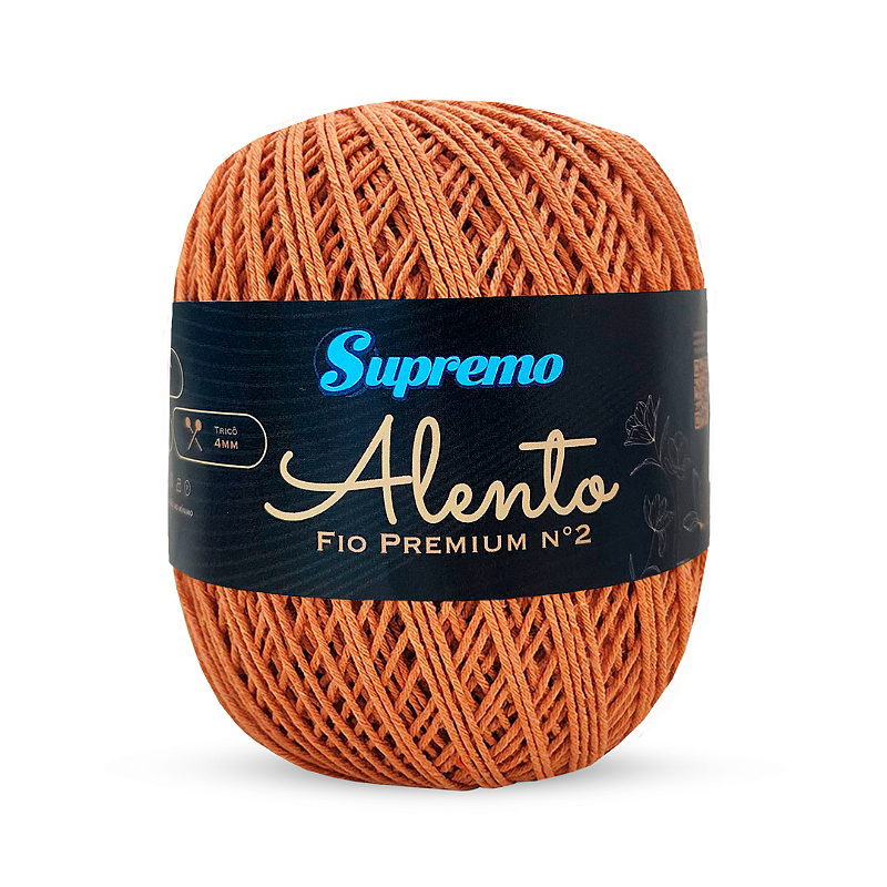 Fio Premium n 2 Alento Supremo Laranja 610 - Sinha Moça