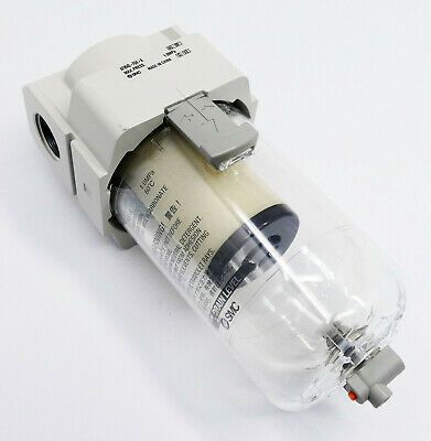 SMC AFM40-F04-A FILTRO DE AR COALESCENTE 0,3 MICA DRENO SEMI AUTOMATICO ROSCA 1/2 - SERIE AFM-A ...