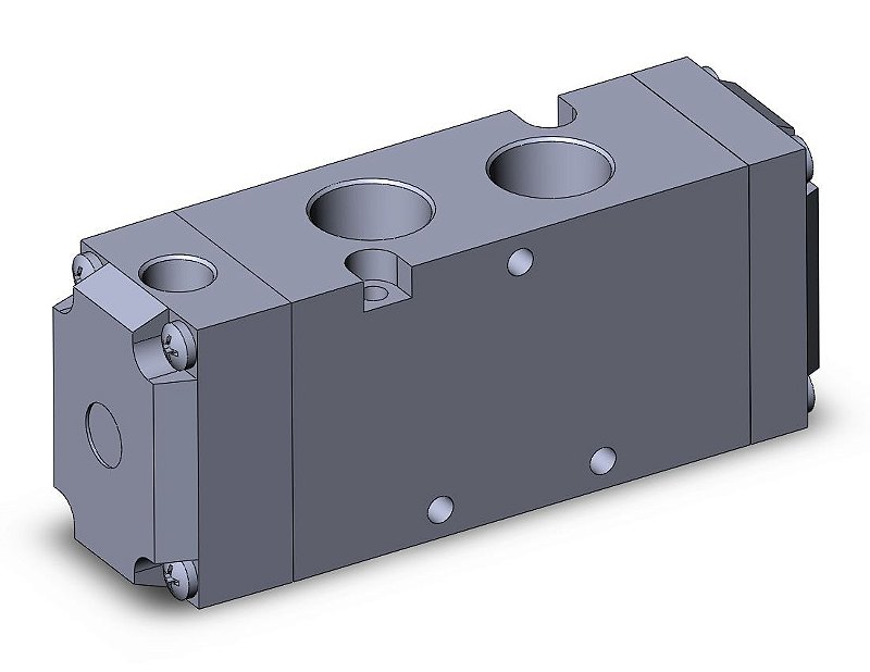 SMC VFA5120-03 VALVULA 5/2 VIAS SIMPLES PILOTO PNEUMATICO ROSCA 3/8 ...