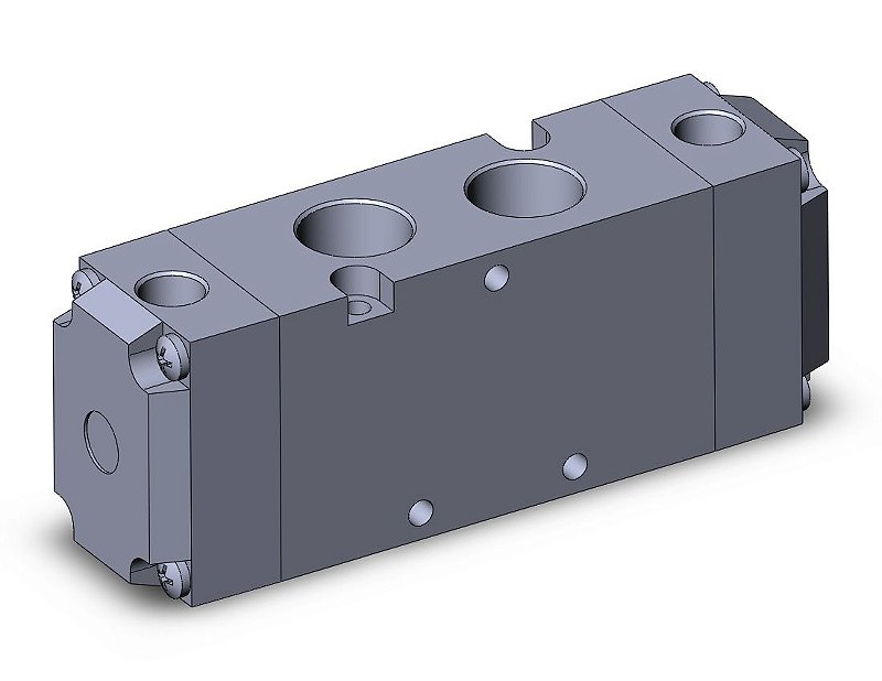 SMC VFA5220-03 VALVULA 5/2 VIAS DUPLO PILOTO PNEUMATICO ROSCA 3/8 ...