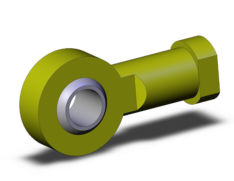 SMC KJ10D ROTULA ESFERICA PARA HASTE APLCAVEL EM CILINDRO MINI ISO 25 ...