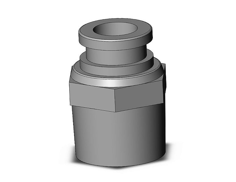 SMC KQB2H08-03S CONEXAO METALICA RAPIDA RETA TUBO 08 MM ROSCA 3/8 ...