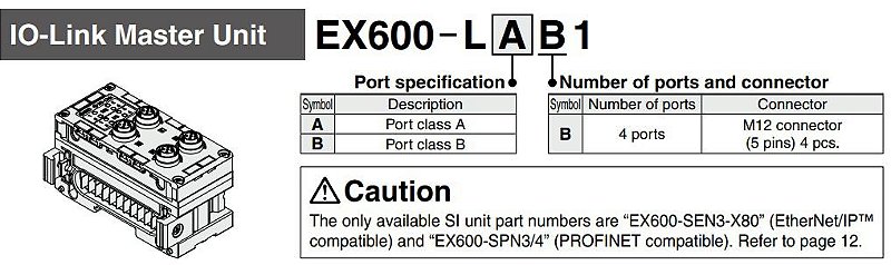 EX600-LAB1 UNIDADE DE INTERFACE SERIAL SERIE EX SMC - TONA AUTOMAÇÃO
