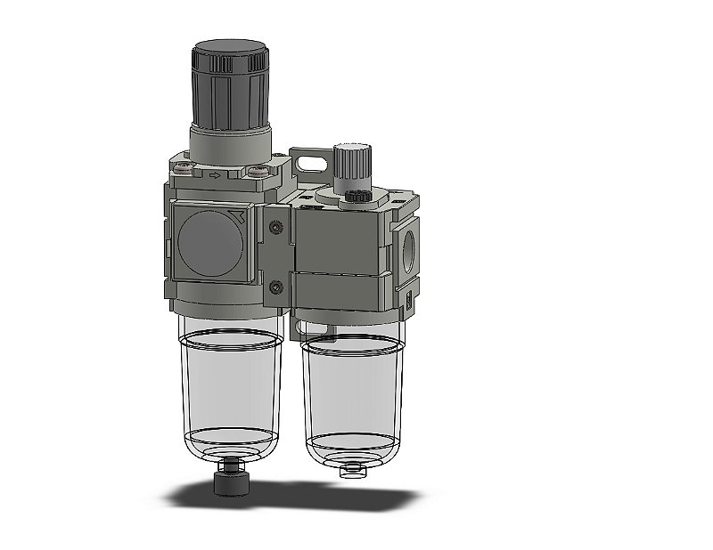 AC20A-F02E-D LUBRIFIL COMPLETO COM MANOMETRO ROSCA 1/4 - SERIE AC-D ...
