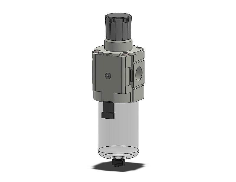 AW40-N04-D FILTRO REGULADOR SEM MANOMETRO ROSCA 1/2 NPT DRENO SEMI ...