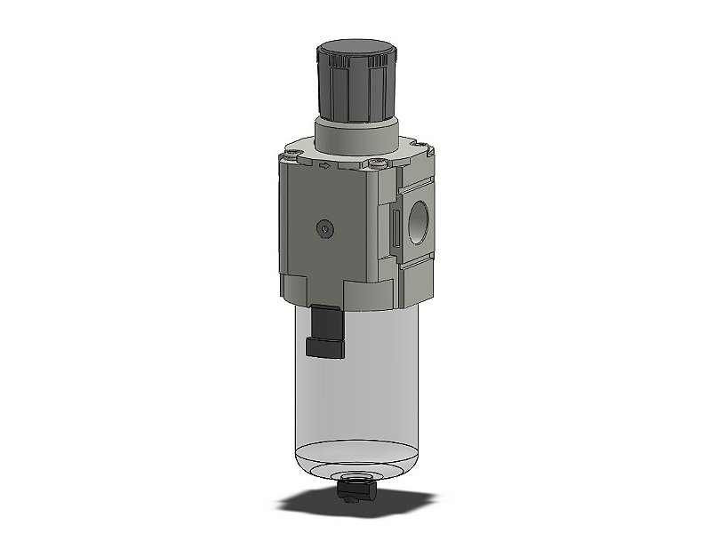 AW40-F04-D FILTRO REGULADOR SEM MANOMETRO ROSCA 1/2 DRENO SEMI ...