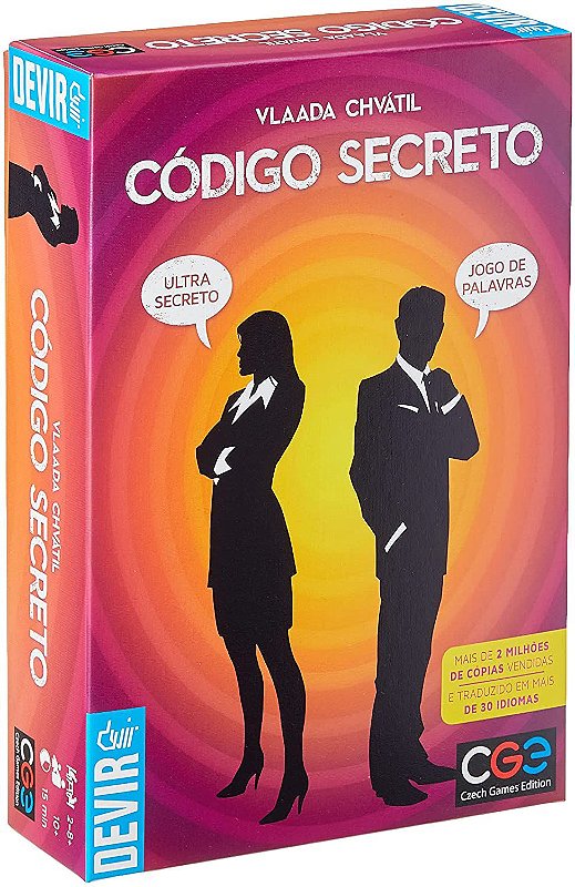 Código Secreto - Drop1 - Jogos de Tabuleiro | Jogos de Cartas | Decoração