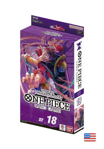 ONE PIECE TCG: STARTER DECK PURPLE MONKEY D.LUFFY [ST18] - Drop1 - Jogos de Tabuleiro | Jogos de ...