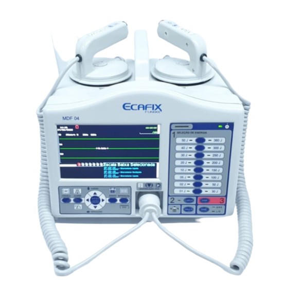 Cardioversor Desfibrilador Bifásico MDF-04B Ecafix Funbec - Medaxo