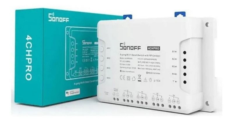 Relé Sonoff R3 Pro 4ch Wifi Rf433mhz - Luminolândia