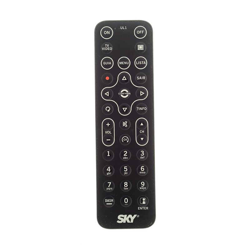Controle Remoto Para Receptor SKY UL1 - Loja dos Controles em Belo ...