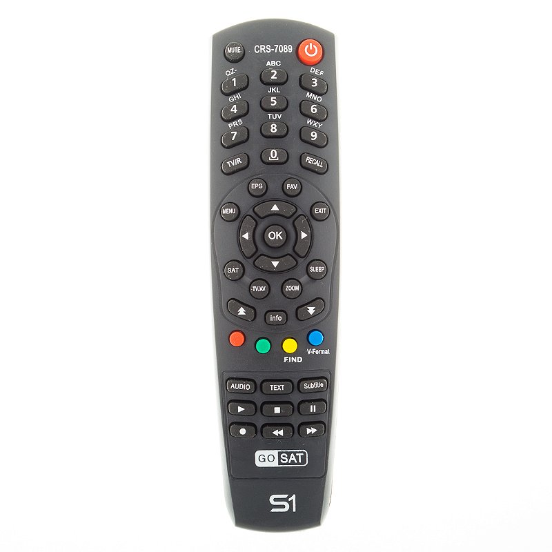 Controle Remoto Para Receptor GOSAT S1 CRS7089 CRS-7089 - Loja dos ...