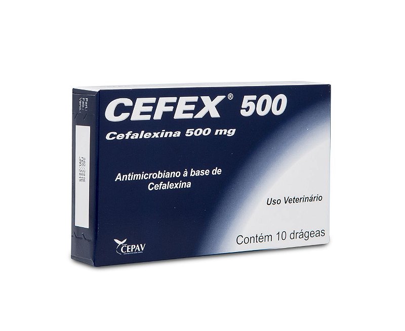 Antibacteriano Cepav Cefex 10 Comprimidos - Pet Here