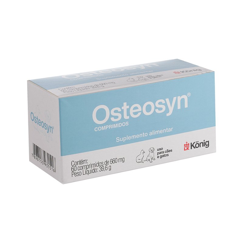 Suplemento Konig Osteosyn 60 Comprimidos - Pet Here
