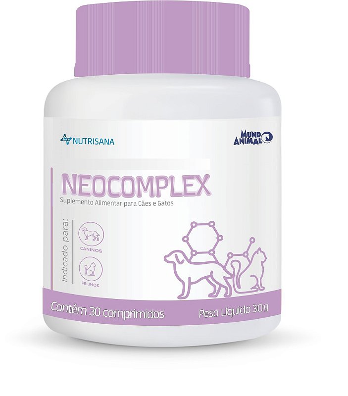 Suplemento Nutrisana Neocomplex 30 Comprimidos - Pet Here