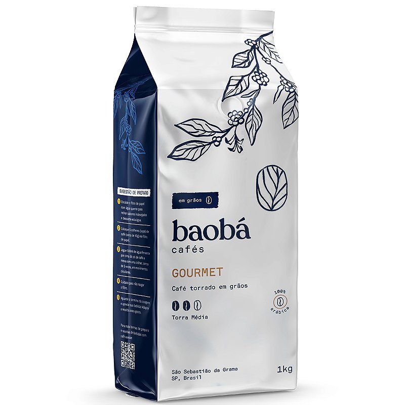 Café em Grãos Baobá Gourmet - 1Kg Terroir Vulcânico | Locafé - Locafé