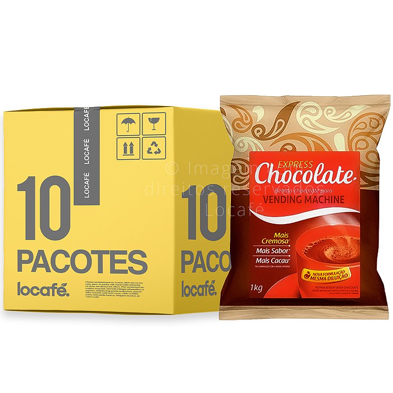 Bebida Chocolate Express Qualimax 10Kg (10x1Kg) - Locafé