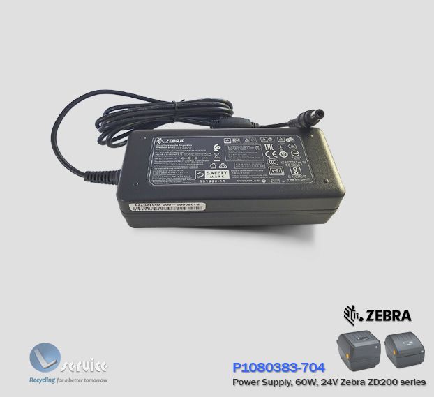 Fonte 24V Zebra ZD220/ZD230 (Original) - Lservice peças e impressoras.