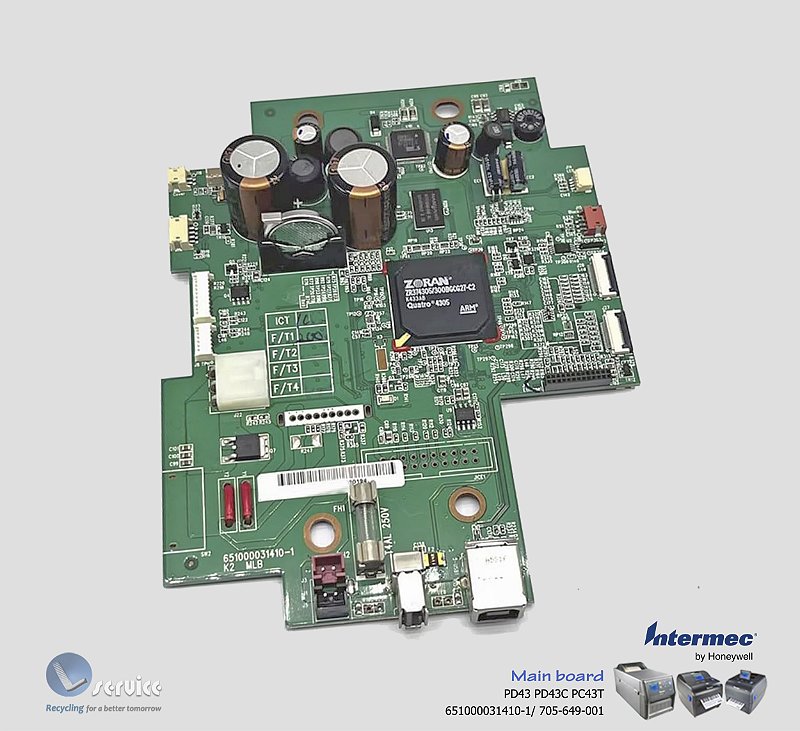 Placa principal Intermec PD43, PC43T - Lservice peças e impressoras.