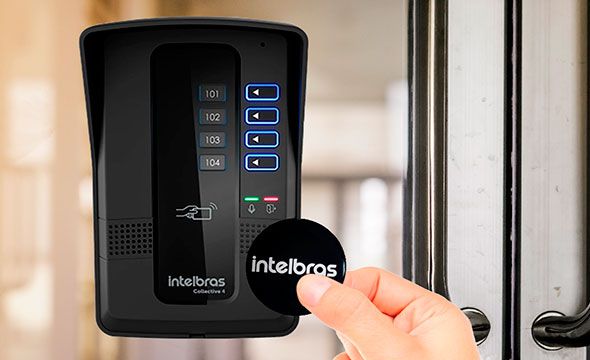 Porteiro Interfone Intelbras Collective 4 apartamentos - Instalação de ...
