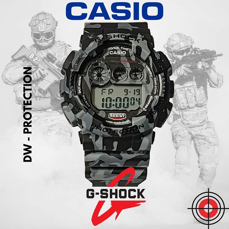 Militar G-SHOCK DW PROTECTION - FORSHOOTER - Militar e tático