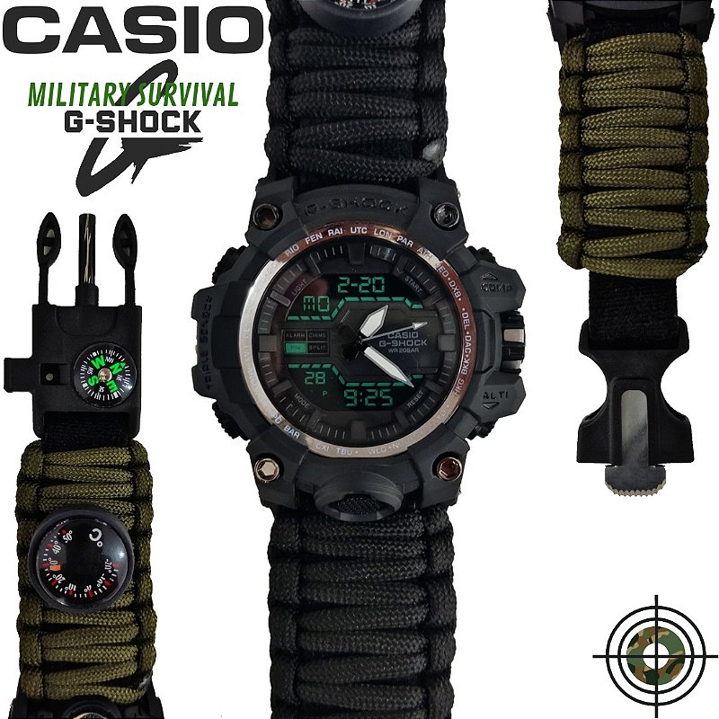 G-SHOCK MILITARY SURVIVAL - FORSHOOTER - Militar e tático