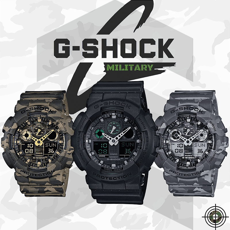 Militar G-SHOCK CAMO - FORSHOOTER - Militar e tático