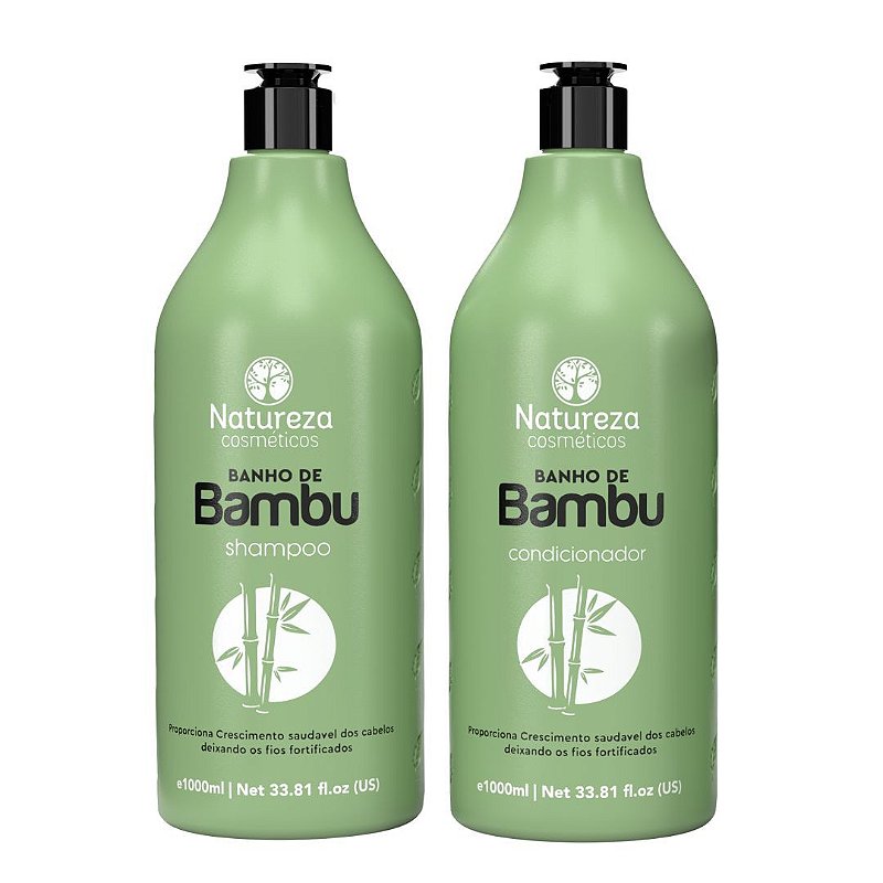 Bambu - Shampoo e Condicionador 1L - Natureza Cosméticos - Natureza ...
