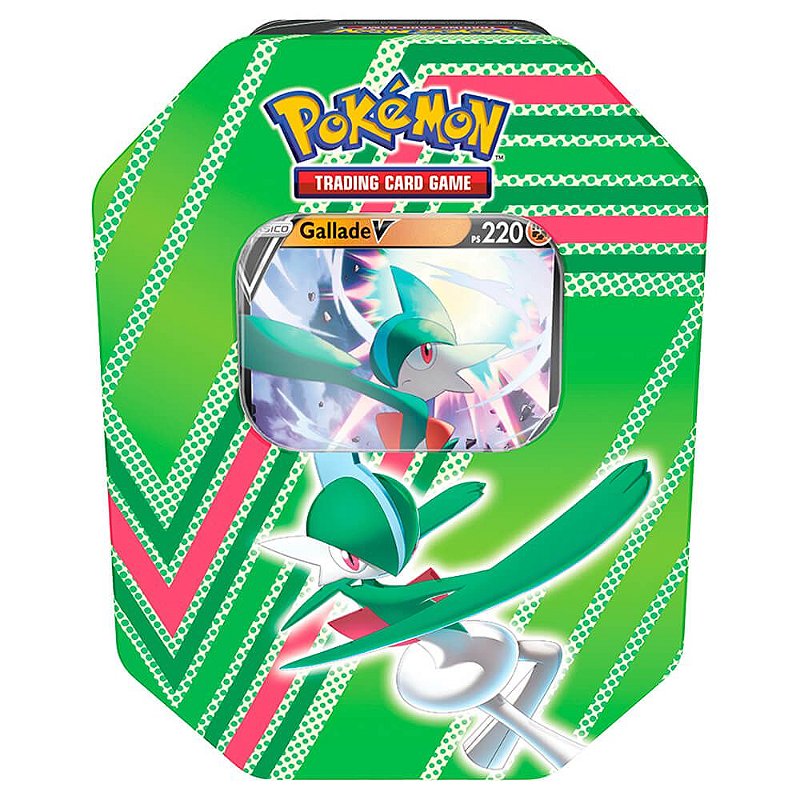 Pokémon TCG: Lata Potencial Oculto - Gallade V - Bazaar Geek | Loja de ...