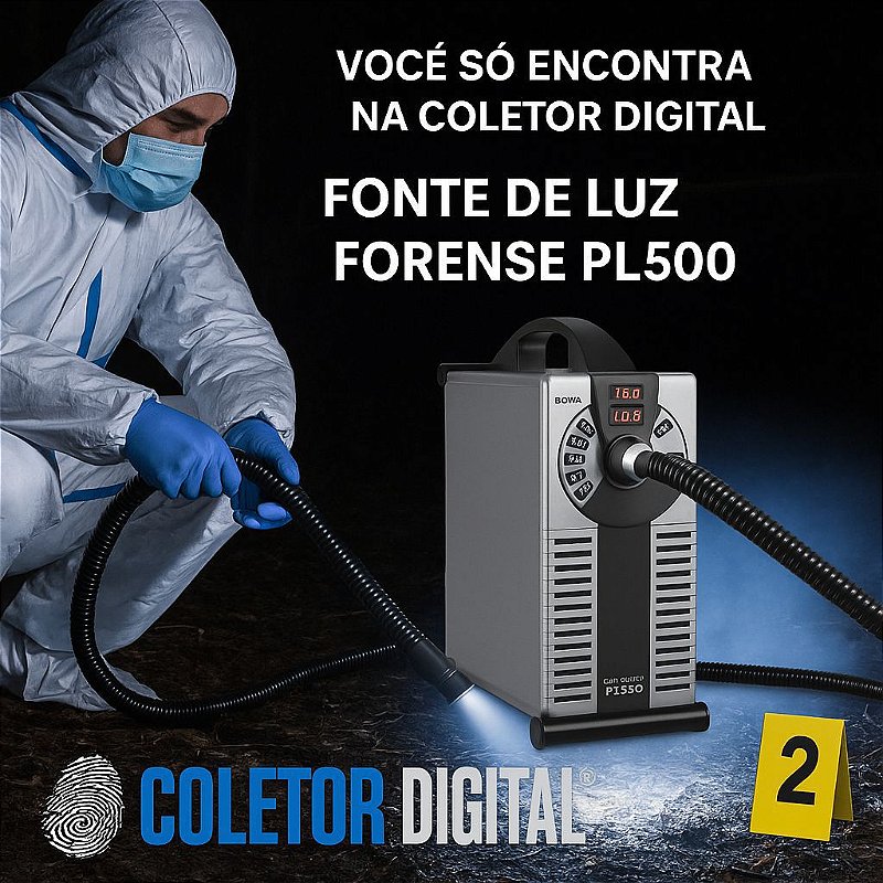 Luz Forense Polilight Pl500 Tecnologia Australiana semi nova - Coletor ...