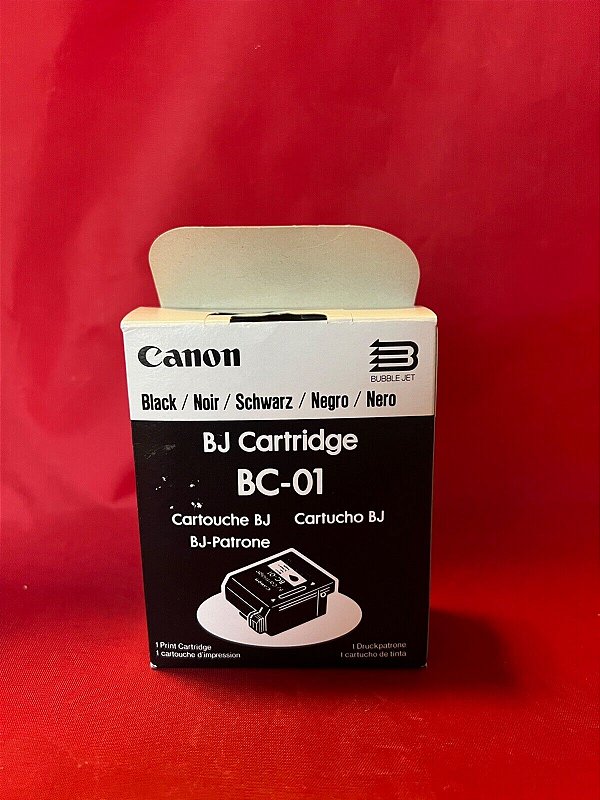 Cartucho Canon Bc-01 - Black - Coletor Digital - Coletores de Impressão ...