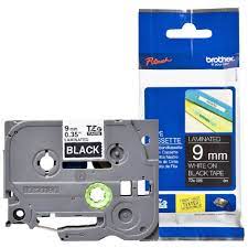 Fita p/ Rotulador TZ325 9mm Branco sobre Preto Brother - Coletor ...