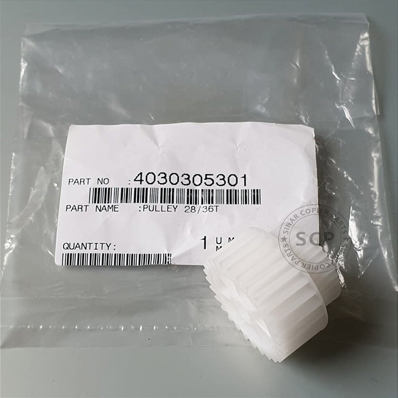 polia GEAR 28/36T BZ350 BZ362 DI3510 DI2510 4030305301 - Coletor ...