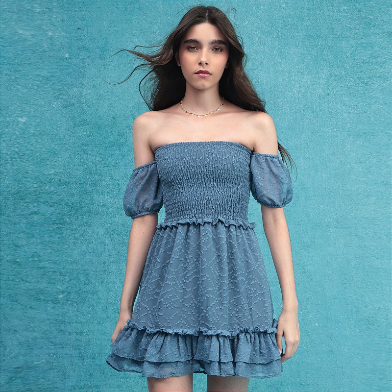 Vestido Kaya GGT Azul - Cap.su.la