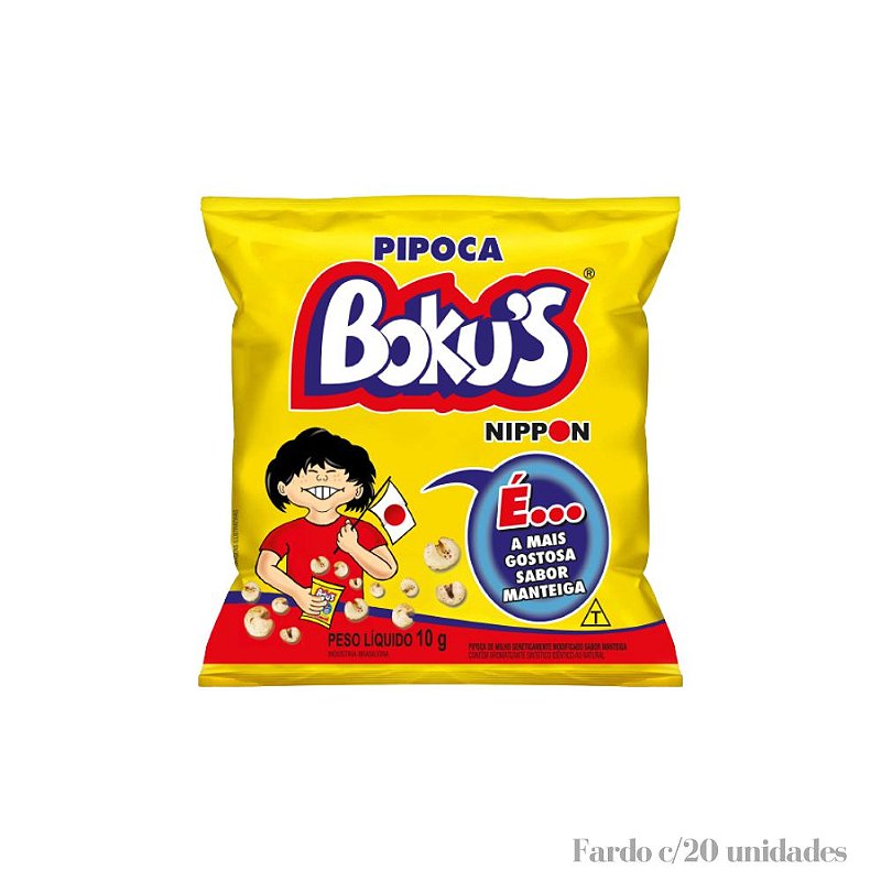 Pipoca Boku's Salgada 10g - 20UND - Laurinda